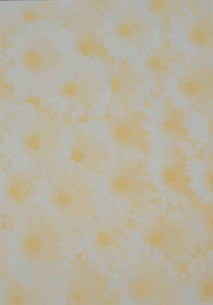 A4 - Translucent / Vellum - Patterned - Gerbera - Bright Gold / Amber ...